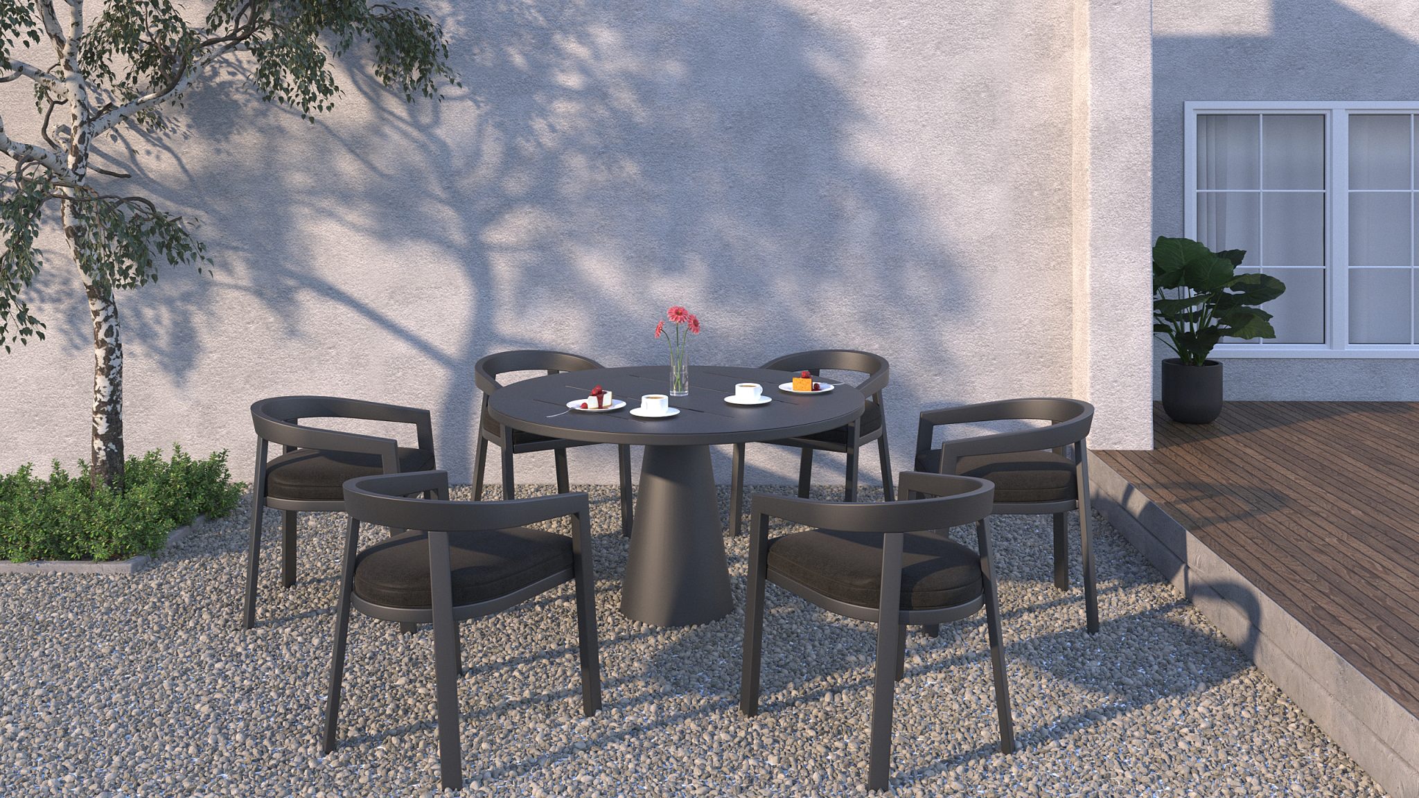 CALGARY ROUND TABLE - Outdoor Furniture Manufacturer