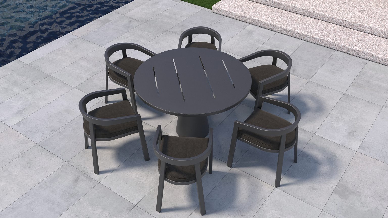 CALGARY ROUND TABLE - Outdoor Furniture Manufacturer