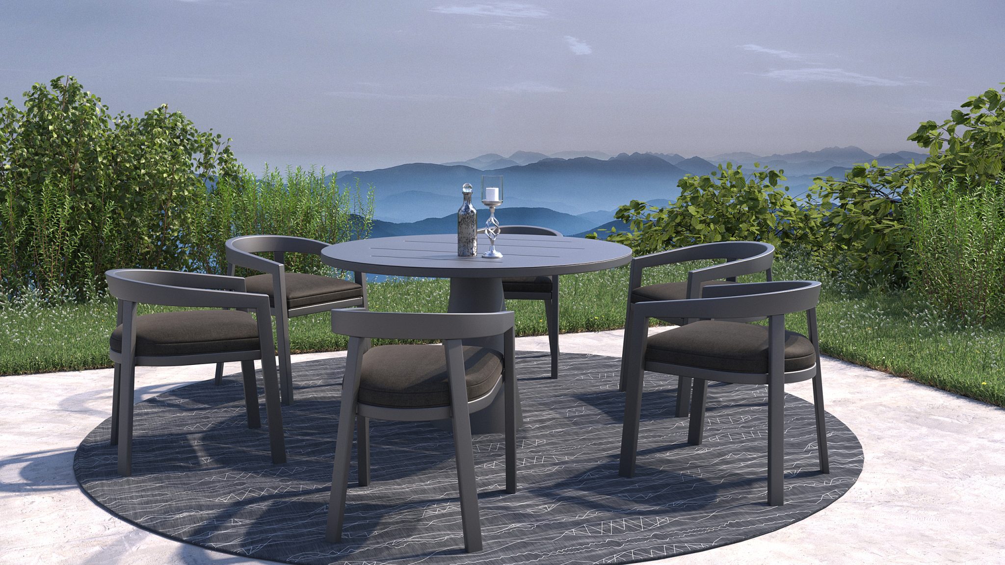 CALGARY ROUND TABLE - Outdoor Furniture Manufacturer