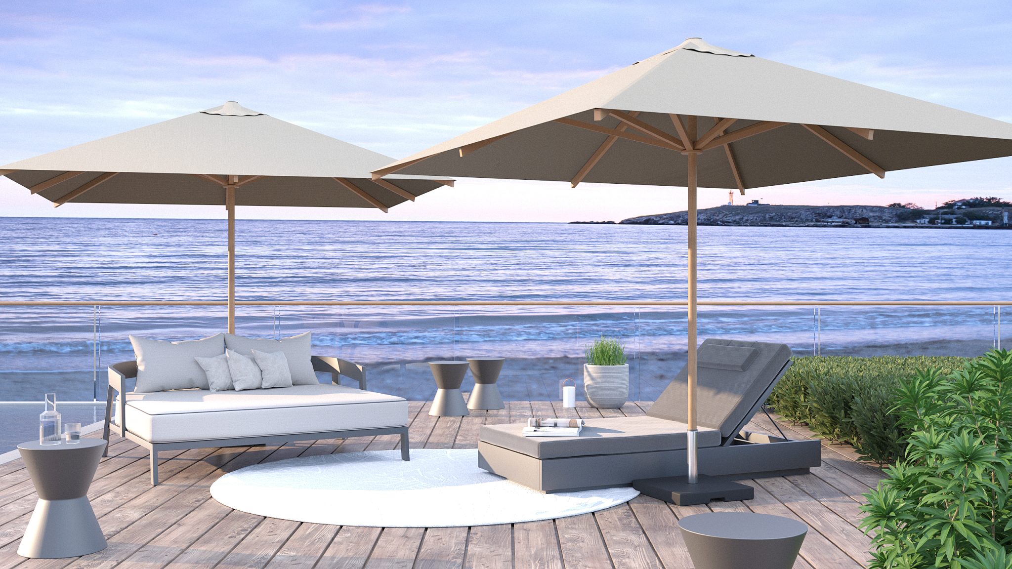 OCEAN SQUARE PARASOL - Outdoor Furniture Manufacturer