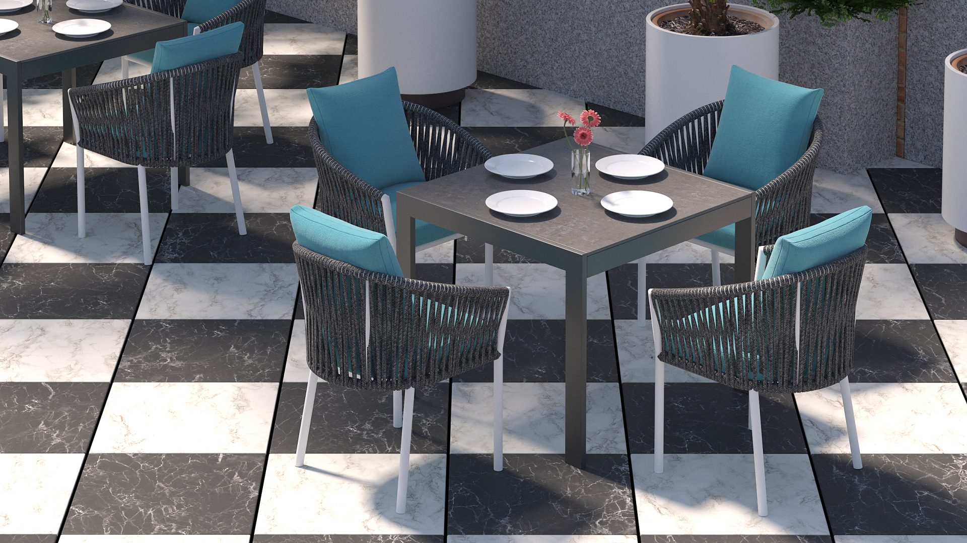 CALLA SQUARE TABLE - Outdoor Furniture Manufacturer