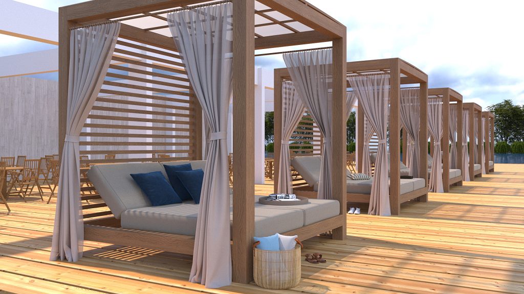 EMAAR TEAK CABANA - Outdoor Furniture Manufacturer